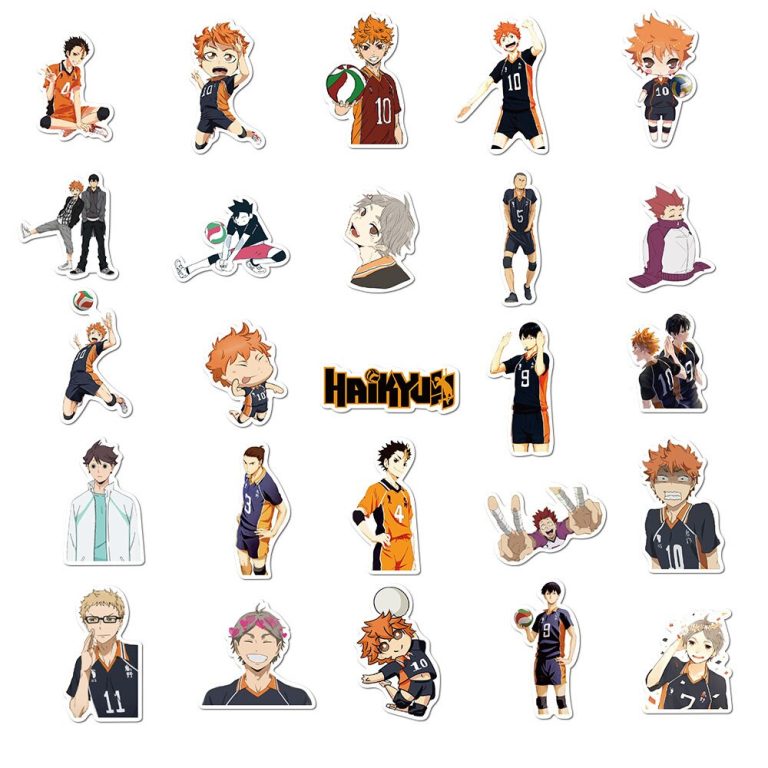 50PCS Anime Haikyuu Stickers | Haikyuu Store